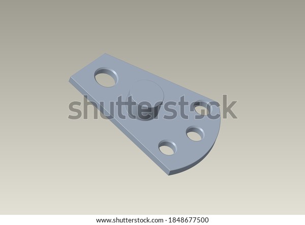 3d Model Sole Perspective Geometry Modeling Stock Illustration ...