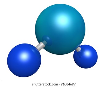 3d Naoh Molecule Sodium Hydroxide Chemistry Stock Vector (Royalty Free ...