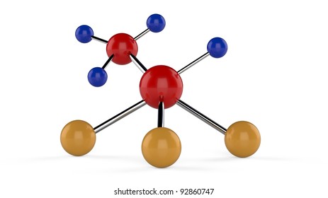 3d Illustration Alkane Chemistry Chemical Compound Stock Illustration ...