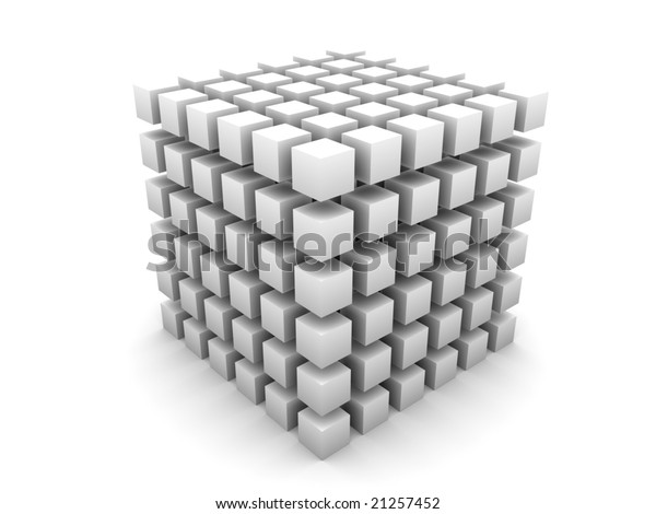 3d Monolith Cube Structure Other Similar Stock Illustration 21257452 ...