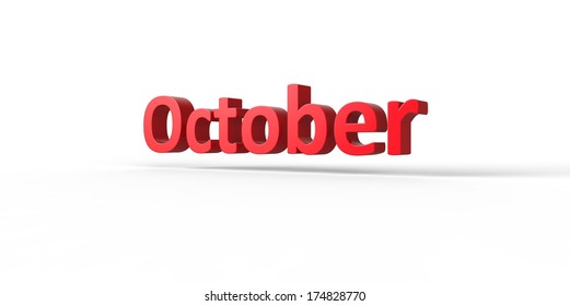 3d Month Text Stock Illustration 174828770 | Shutterstock
