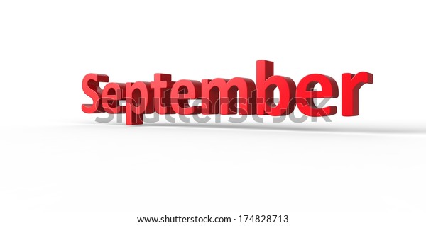 3d Month Text Stock Illustration 174828713 | Shutterstock