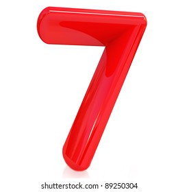 3d Number 7 Stock Illustration 89250304 | Shutterstock
