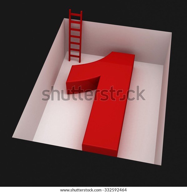 3d Number Pit Down Floor Stairs Stock Illustration 332592464 | Shutterstock