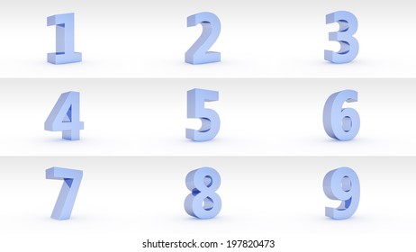 3d Numbers Stock Illustration 197820476 | Shutterstock