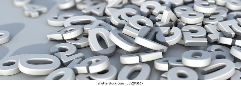 3d Numbers Falling Floor Stock Illustration 355290167 | Shutterstock