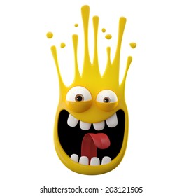 3d Paint Object Falling Drop Color Stock Illustration 203121505 ...