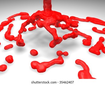 3d Paint Splash Illustration Render 스톡 일러스트 35462407 | Shutterstock