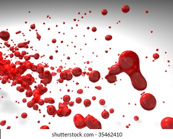 3d Paint Splash Illustration Render 스톡 일러스트 35462410 | Shutterstock