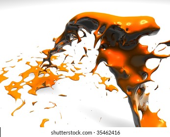 3d Paint Splash Illustration Render 스톡 일러스트 35462416 | Shutterstock