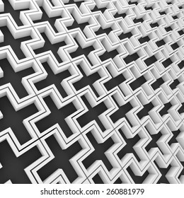 3d Pattern Plus Sign 스톡 일러스트 260881979 | Shutterstock