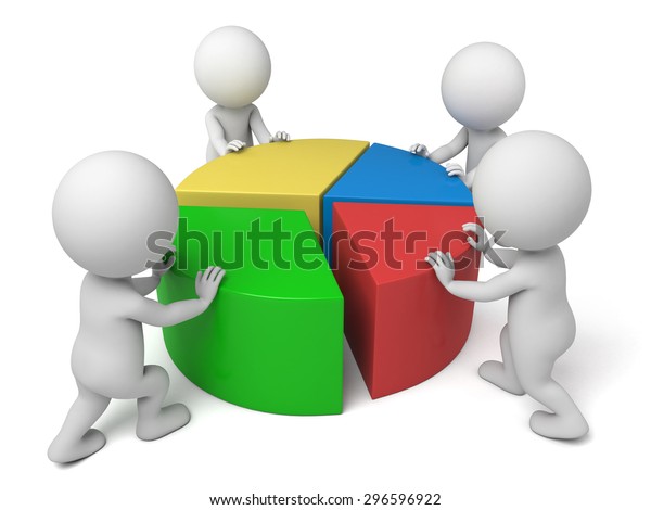 3d People Chart 3d Image Isolated Stock Illustration 296596922 ...