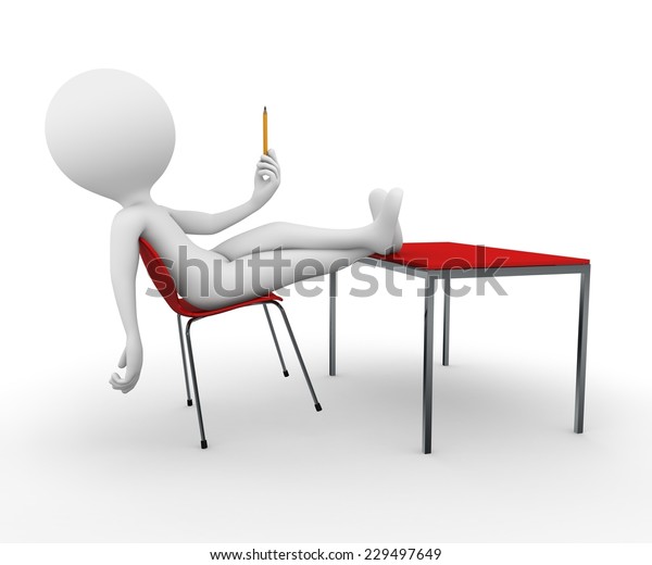 3d People Thinking Stock Illustration 229497649 | Shutterstock