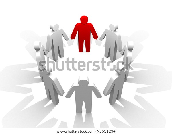 3d Person Teamwork 3d Render Illustration 库存插图 95611234 | Shutterstock