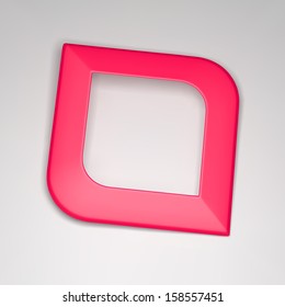 3d Plastic Square Frame Design Stock Illustration 158557451 | Shutterstock