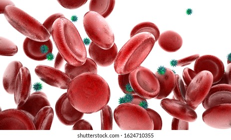 3d Platelets Micro World Biomedical Health Stock Illustration 1624710355