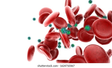 3d Platelets Micro World Biomedical Health Stock Illustration 1624710355