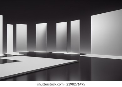 3d Podium Product Visualization Background Image Stock Illustration ...