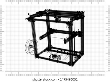 1,158 Blueprint printer Images, Stock Photos & Vectors | Shutterstock