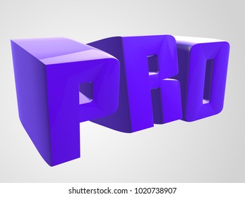 3d Pro Word Render Stock Illustration 1020738907 | Shutterstock