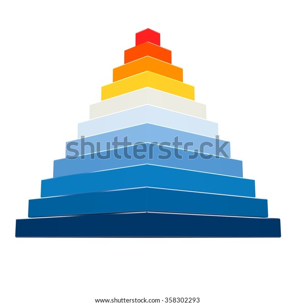 3d Pyramid Chart Stock Illustration 358302293 | Shutterstock