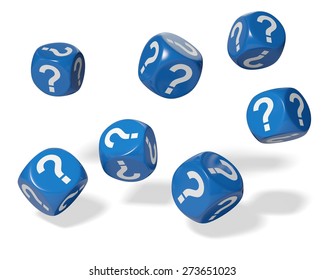 3d Question Mark Asking Dice Stock Illustration 273651023 | Shutterstock