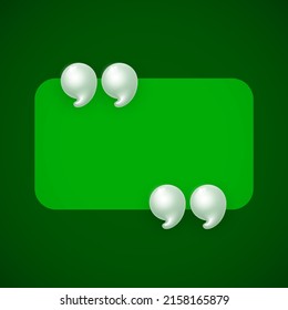 3d Quote Realistic Render Design Cute Stock Illustration 2158165879 ...