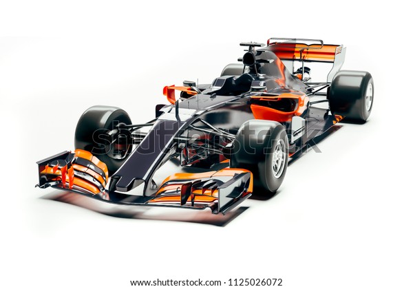 3d Race Car Render Stock Illustration 1125026072
