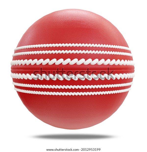 3d Realistic Cricket Ball 3d Rendering Stock Illustration 2012953199 ...
