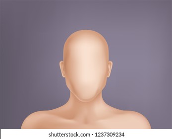 Vector 3d Faceless Human Model Blank: стоковая векторная графика (без ...