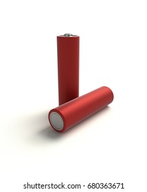 3d Realistic Render Aa Red Alkaline 스톡 일러스트 680363743 | Shutterstock