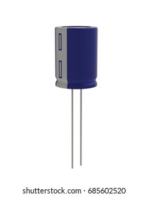 Blue Electronic Capacitor Stock Photo (Edit Now) 42477661