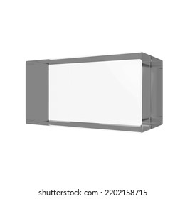 3d Rectangle Icon Illustration Render Stock Illustration 2202158715 ...