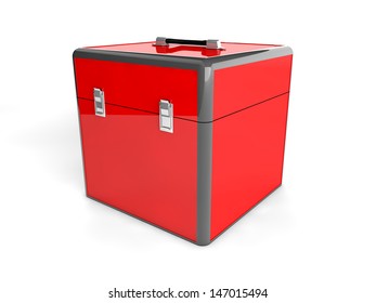 3d Red Box Stock Illustration 147015494 | Shutterstock