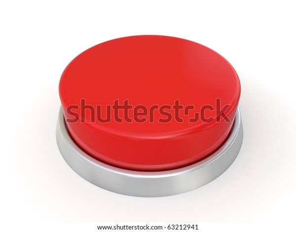 3d Red Button Isoladed On White Stock Illustration 63212941 | Shutterstock