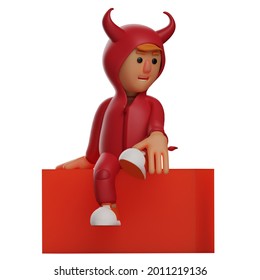 7,010 Devil sitting Images, Stock Photos & Vectors | Shutterstock
