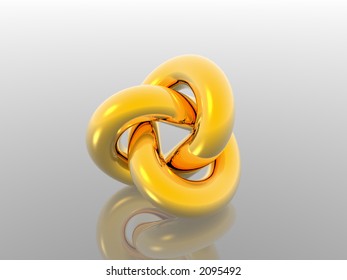 3d Reflection Object Gold 스톡 일러스트 2095492 | Shutterstock