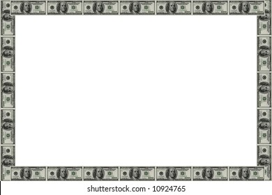 3d Render 100 Dollar Bill Frame Stock Illustration 10924765 | Shutterstock
