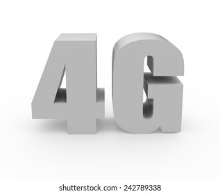 3d Render 4g Concept On White Stock Illustration 242789338 | Shutterstock