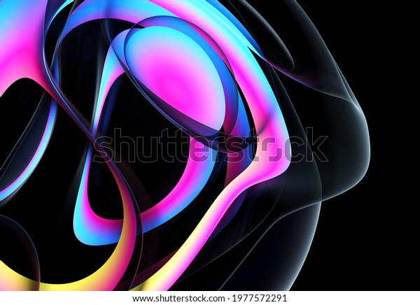 3d Render Abstract Art Part Surreal Stock Illustration 1977572291 ...