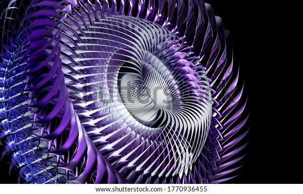3d Render Abstract Art Surreal Industrial Stock Illustration 1770936455 ...