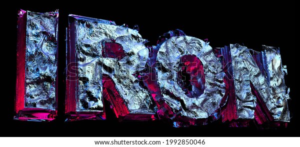 3d Render Abstract Art Surreal Word: ภาพประกอบสต็อก 1992850046 ...