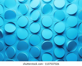 3d Render Abstract Background Made Repeatable Stock Illustration ...