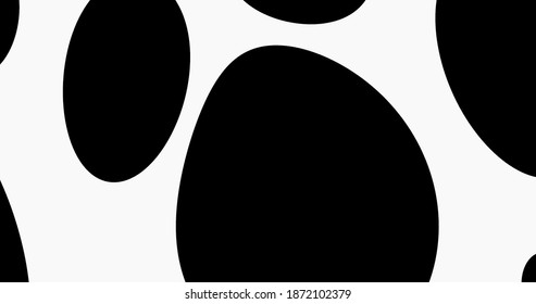 3d Render Abstract Black Ellipses On Stock Illustration 1872102379 ...
