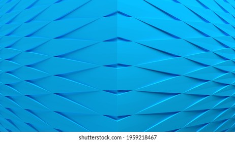 3d Render Abstract Blue Composition Background Stock Illustration ...