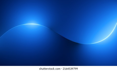 3d Render Abstract Blue Neon Background Stock Illustration 2164539799 ...