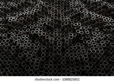 3d Render Abstract Metal Background Random Stock Illustration ...