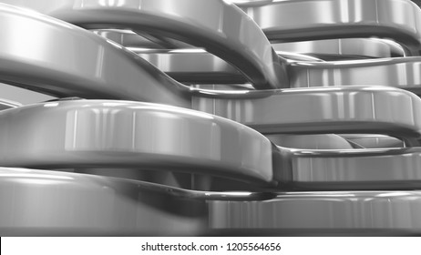 3d Render Abstract Metal Background Stock Illustration 1205564656