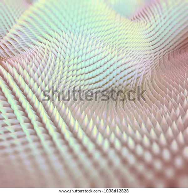 3d Render Abstract Nacre Background Iridescent Stock Illustration ...