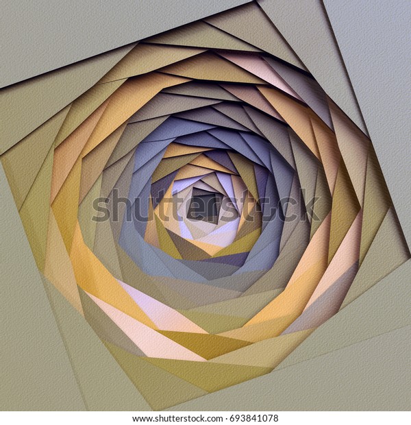 3d Render Abstract Paper Background Diaphragm Stock Illustration 693841078